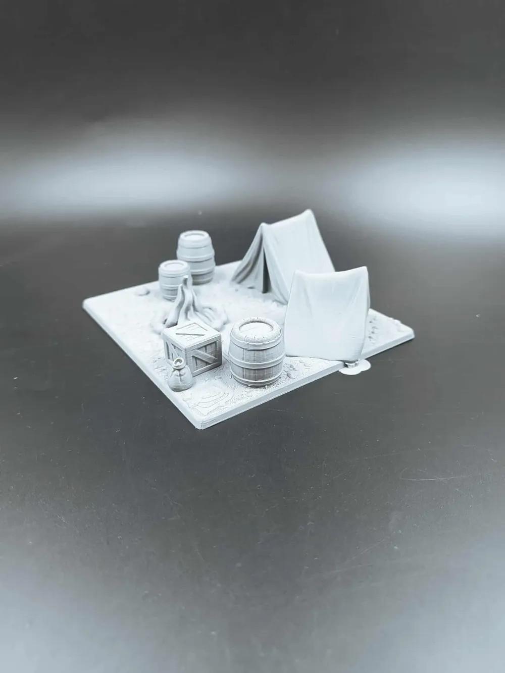 Bandit Camp Diorama - RPG - TTRPG - DND - Terrain - Free 3D Print Model ...