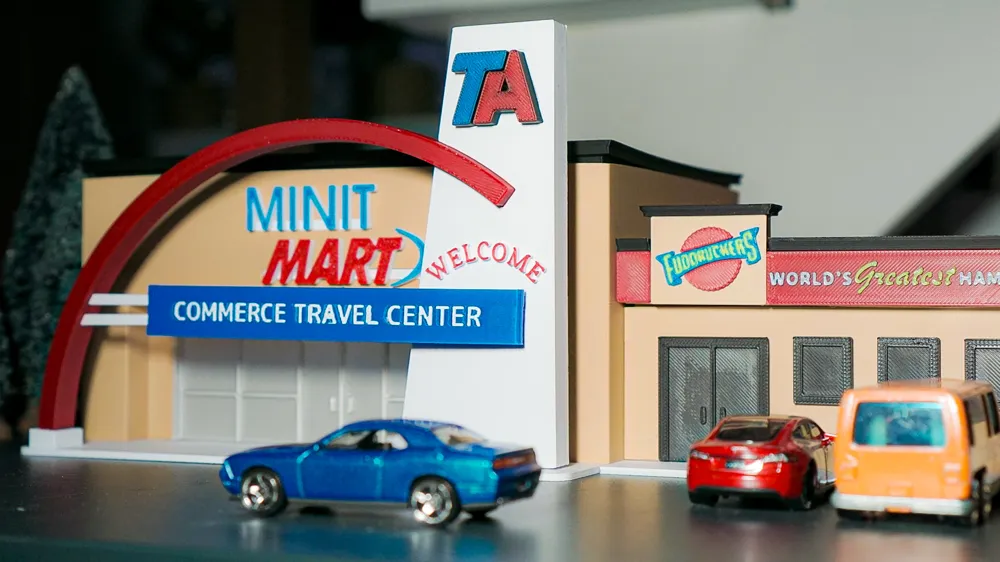 Fuddruckers Restaurant & Minit Mart Travel Center - Free 3D Print Model ...