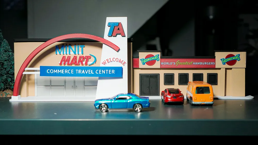 Fuddruckers Restaurant & Minit Mart Travel Center by LAYRLAB MakerWorld ...