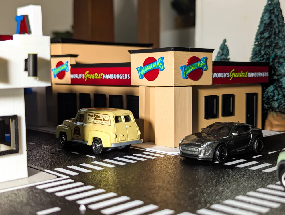 Fuddruckers Restaurant & Minit Mart Travel Center - Free 3D Print Model ...