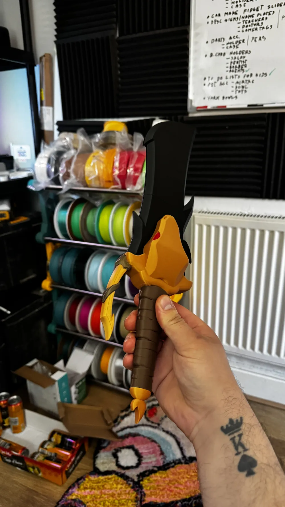 Demon Monarch Dagger from Solo Leveling Anime - Free 3D Print Model ...