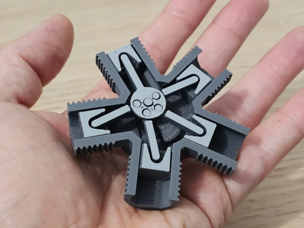 Radial engine (print in place) - Free 3D Print Model - MakerWorld