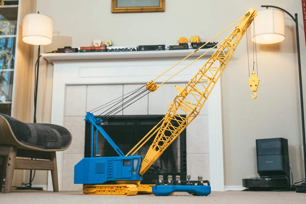 42W Crawler Crane - Free 3D Print Model - MakerWorld