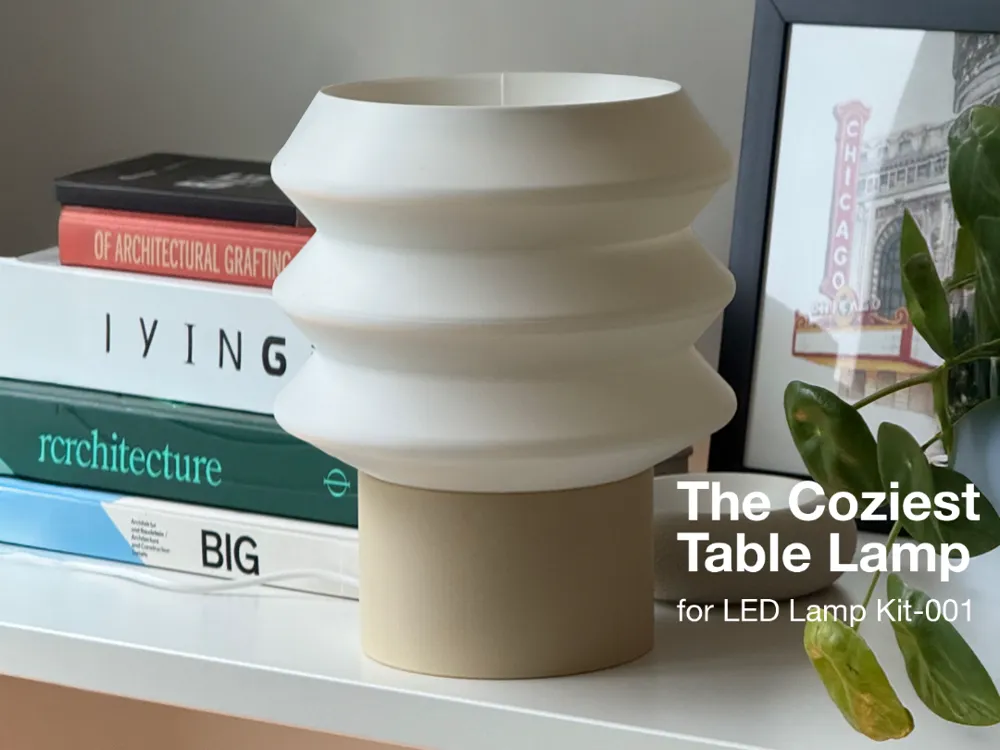Cozy Glow Table Lamp for LED Lamp Kit - Free 3D Print Model - MakerWorld