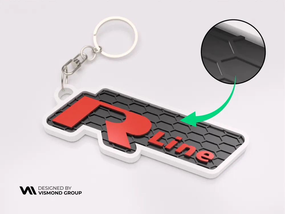 Volkswagen Rline Keychain by VISMOND GROUP MakerWorld: Download Free 3D ...