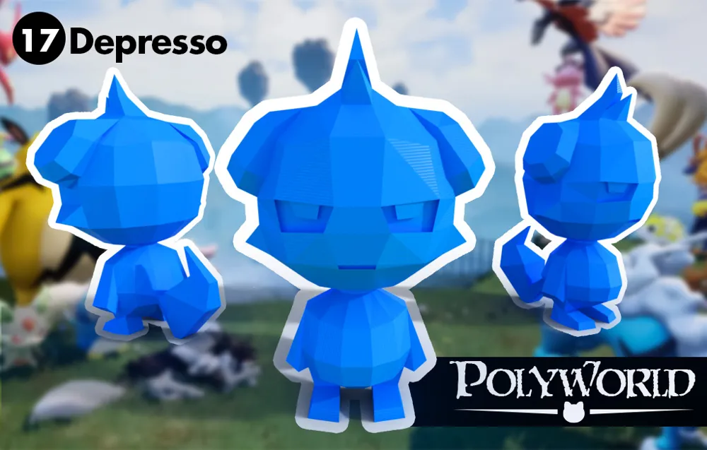 Low-Poly Depresso - Palworld Miniature by Gatto - MakerWorld