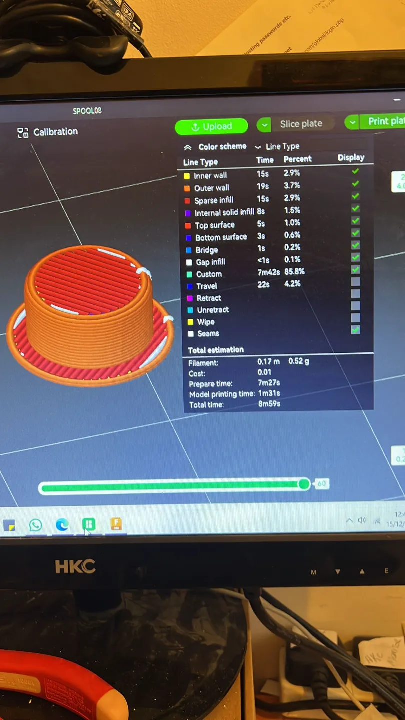 Plug Pin to Fit 7mm eSun Spool Hole by tonyst - MakerWorld