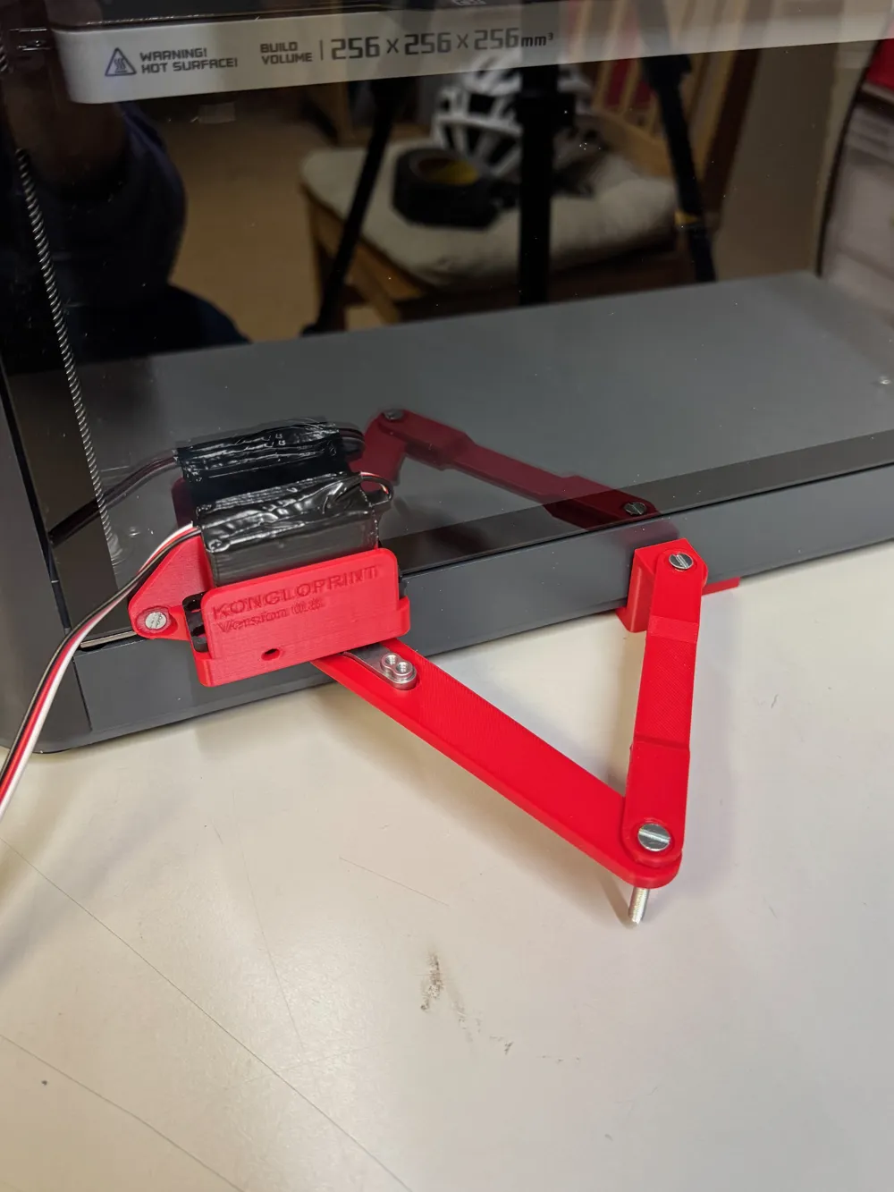 Motorized door opener for P1S - Free 3D Print Model - MakerWorld