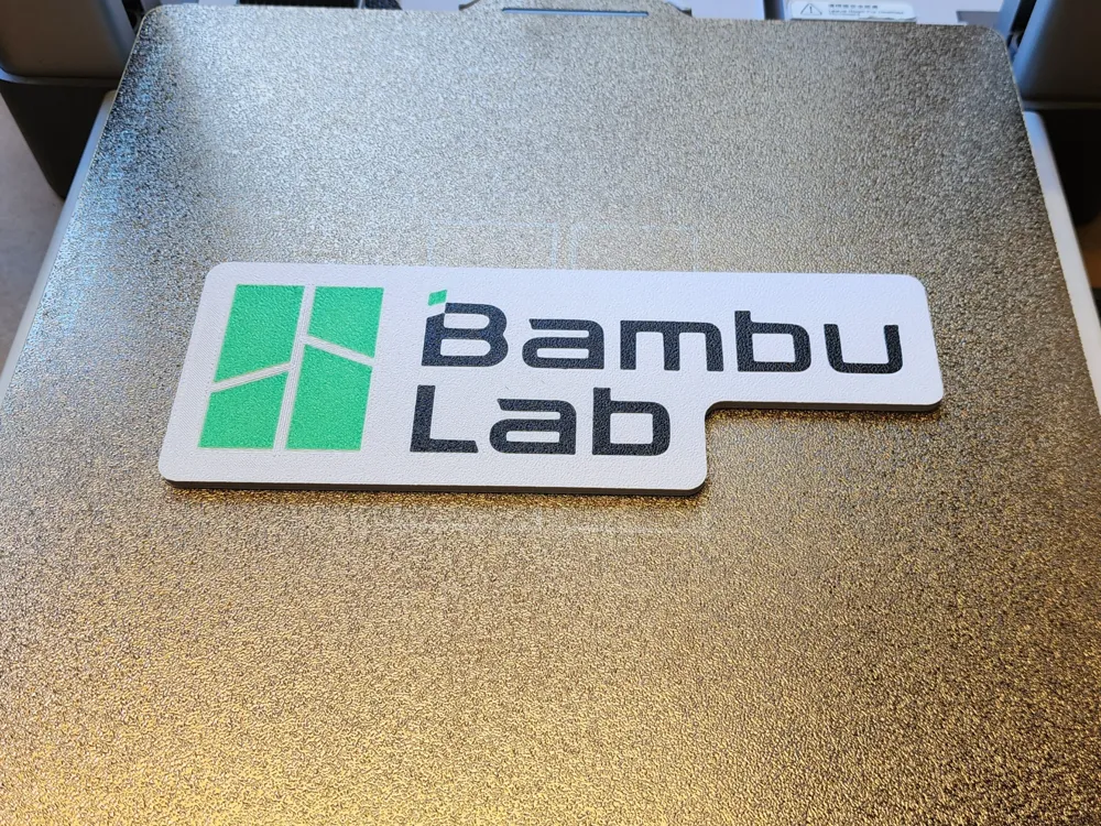 Bambu Lab logo Sign - No AMS Needed! by DR3D_Prints - MakerWorld