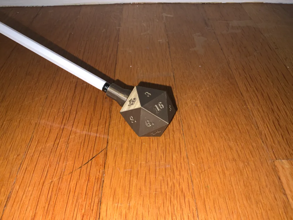 D20 Pencil Topper 来自 ItsNico - MakerWorld
