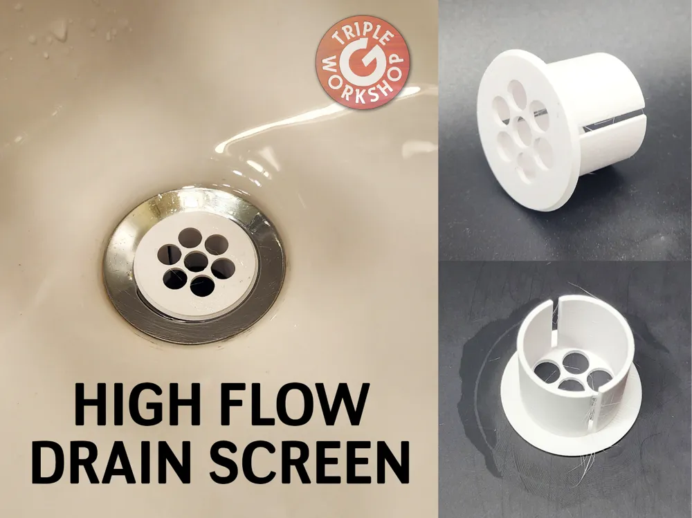 Scalable Drain Screen - High Flow by Triple G Workshop - MakerWorld