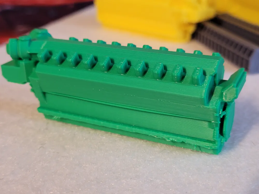 20MW combustion engine with generator scale 1:120 by NP.ZH.CH ...