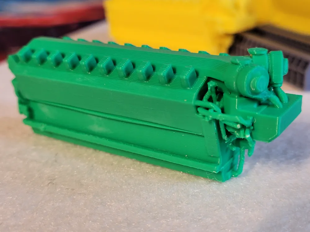 20MW combustion engine with generator scale 1:120 by NP.ZH.CH ...