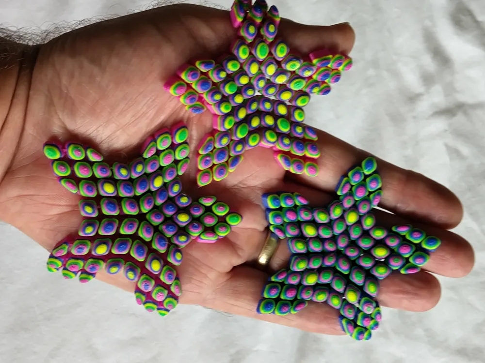 Tina the Tiny Flexi Starfish by 3D_Grandpa MakerWorld: Download Free 3D Models