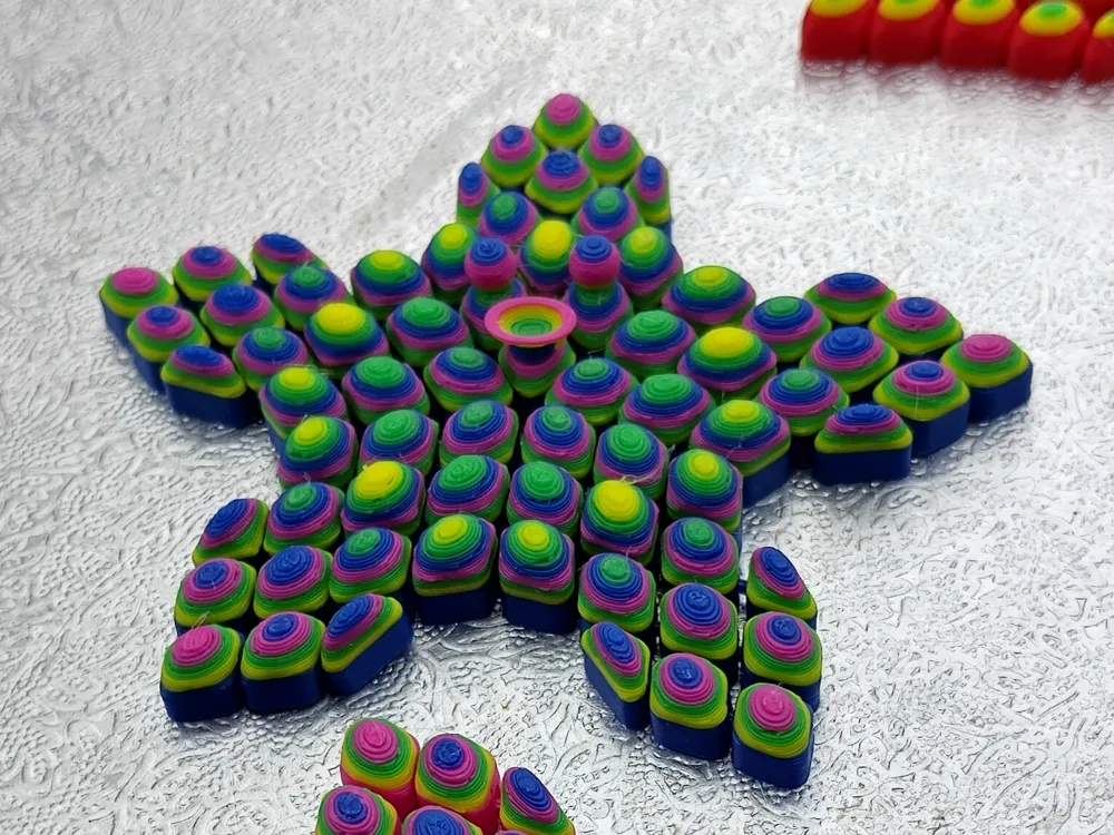 Tina the Tiny Flexi Starfish - Free 3D Print Model - MakerWorld
