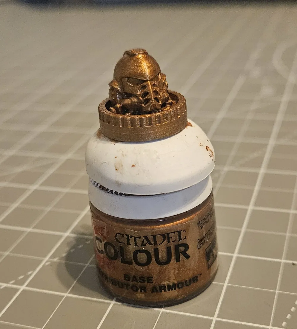 Snap On Citadel Paint Pot Lid Swatch - Free 3D Print Model - MakerWorld
