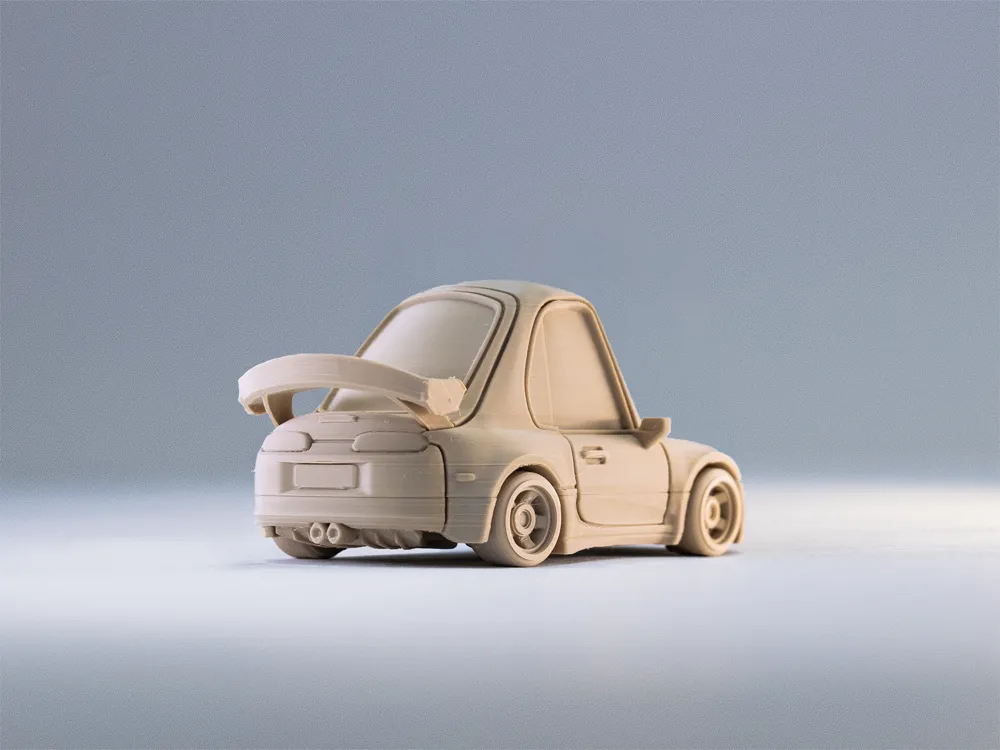 Tooned Toyota Supra mk4 Kit Card - Free 3D Print Model - MakerWorld