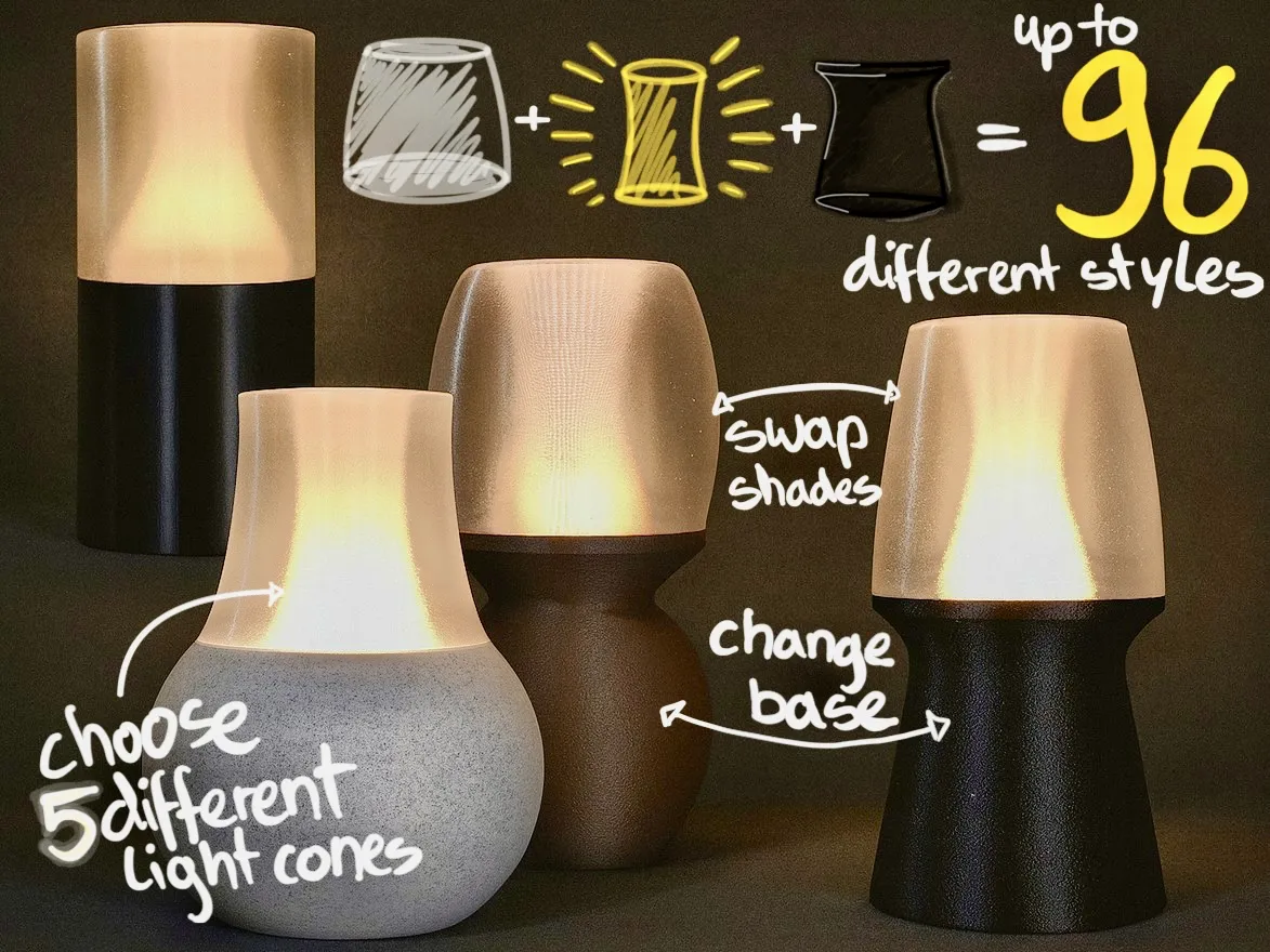 MODULAE - modular lamp by JH MakerWorld: Download Free 3D Models