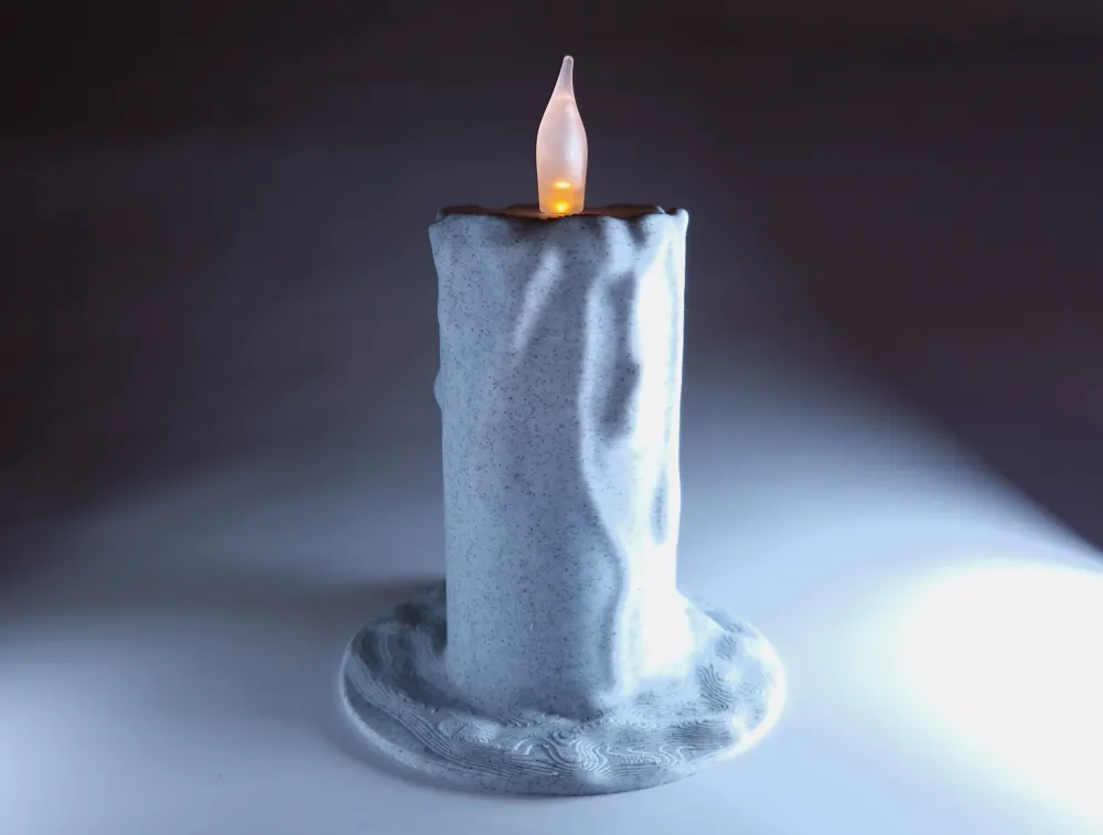 Realistic Drip-Effect Candle for Electric Inserts by Qris200 - MakerWorld
