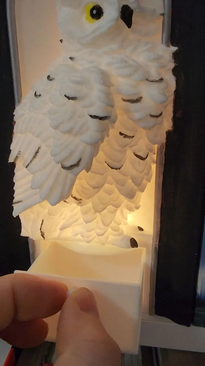Hedwig from Harry Potter Book Nook - Free 3D Print Model - MakerWorld