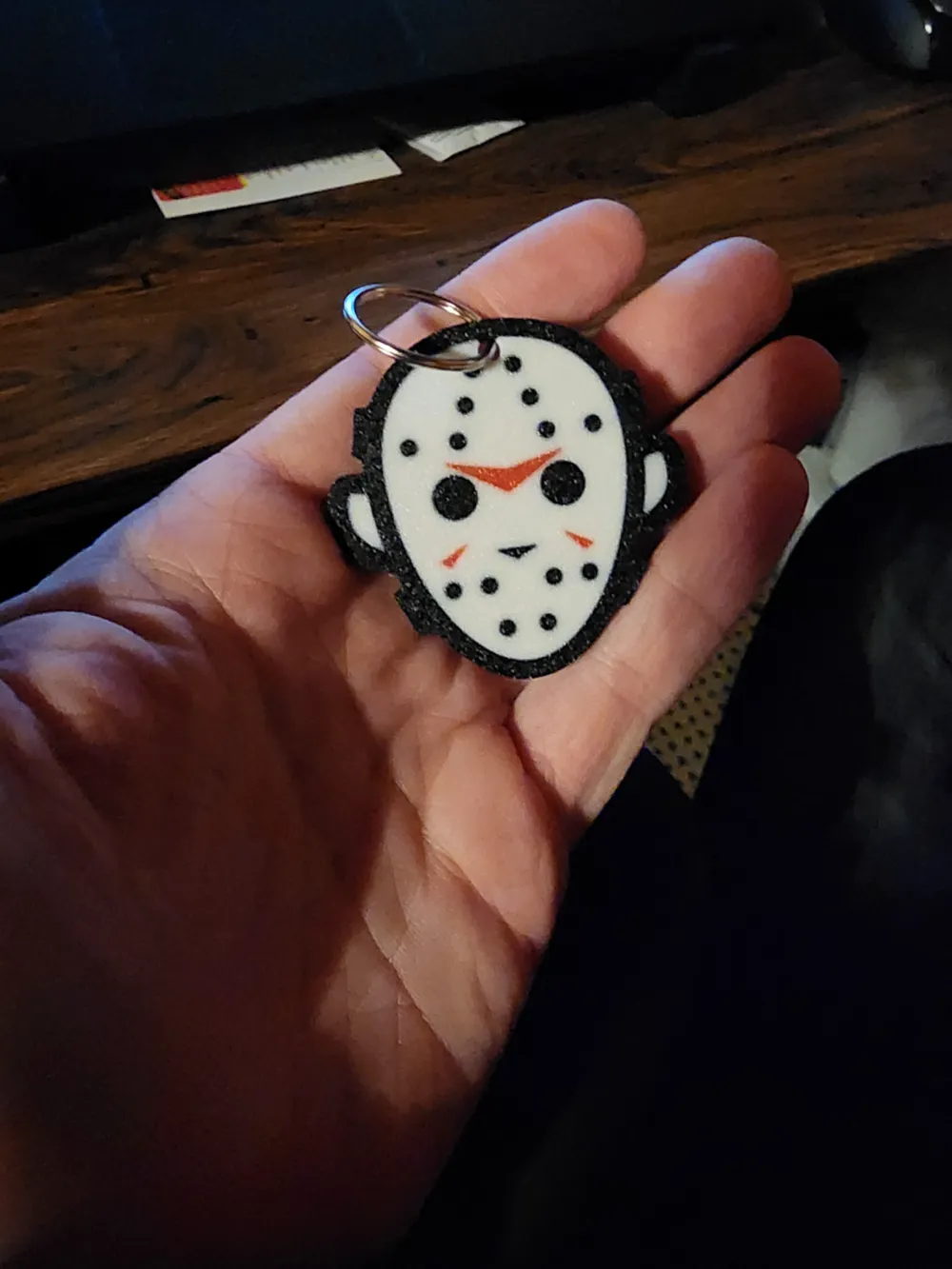 Jason Mask Keychain by Zacks3DPrints - MakerWorld