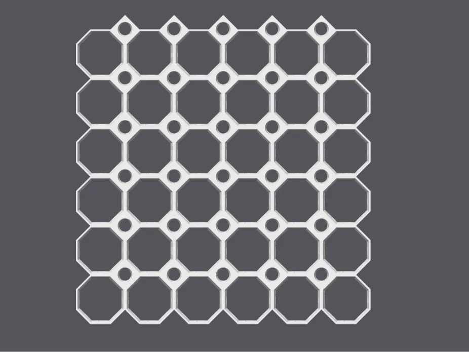 6x6 Multiboard Side Tile by Multiparts - MakerWorld