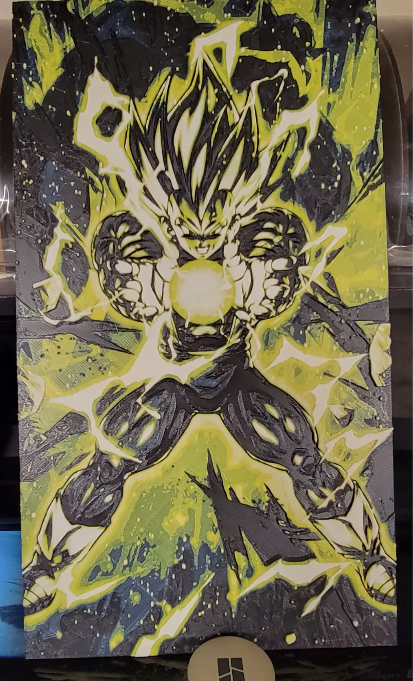 Vegeta Final Flash by BP3D - MakerWorld