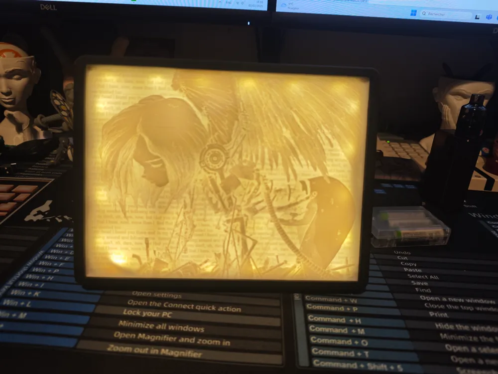 Alita Lithophane or Gally from GUNNM - Free 3D Print Model - MakerWorld