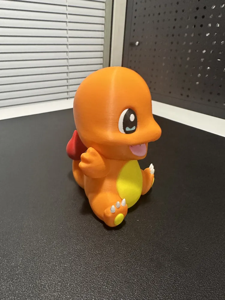 Pokemon chibi Charmander no ams - Free 3D Print Model - MakerWorld