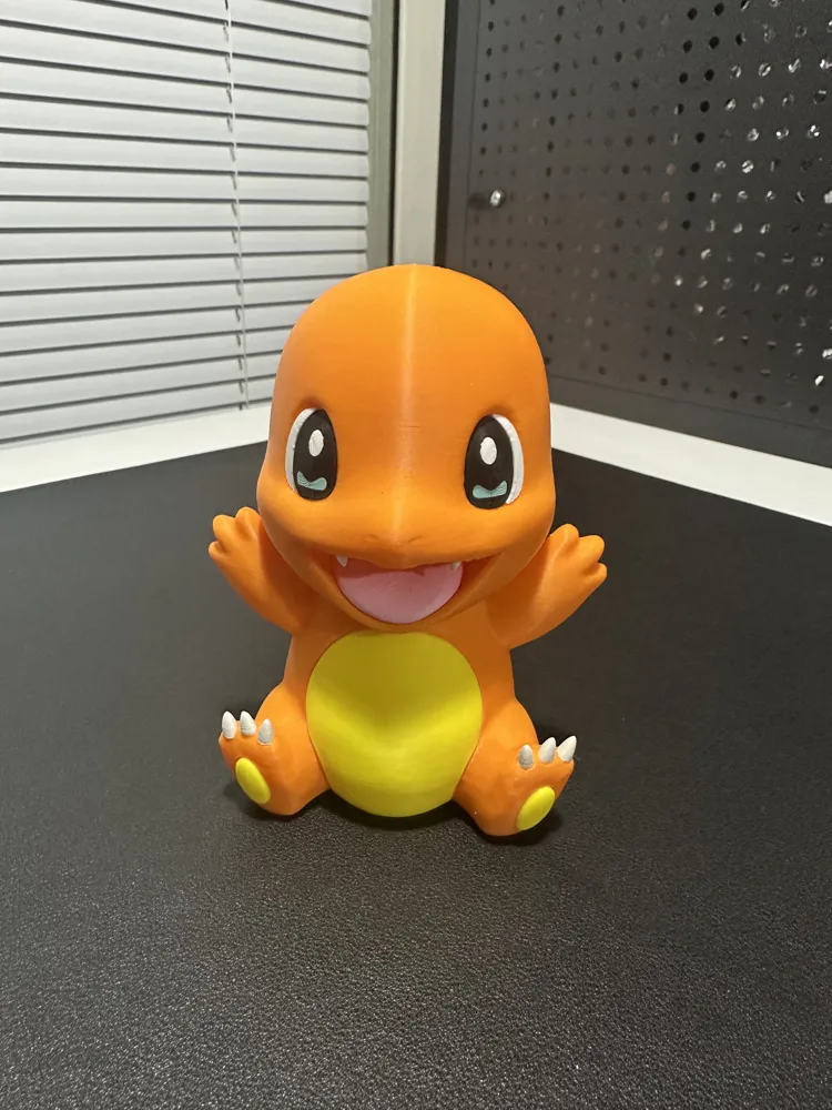 Pokemon chibi Charmander no ams - Free 3D Print Model - MakerWorld