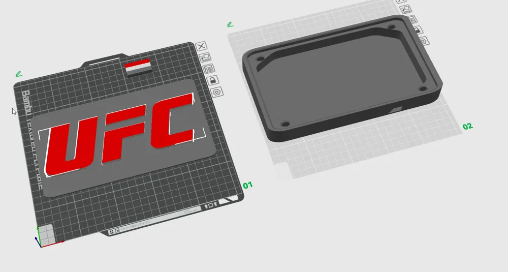 UFC LED light Box by d.fortin - MakerWorld