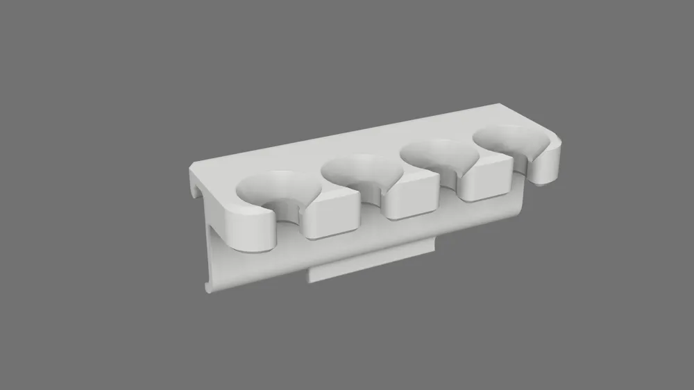 Modular Desk Side Rail System (Includes 6 modules) - Free 3D Print ...