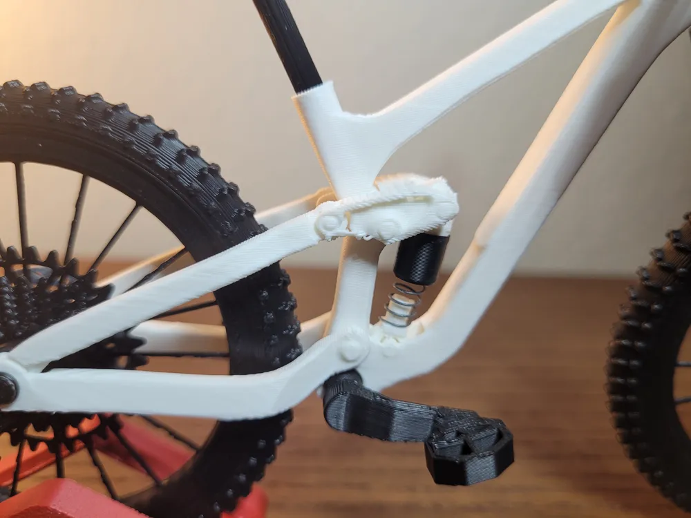 Full Suspension Model Mountain Bike (enduro bike) - Free 3D Print Model ...