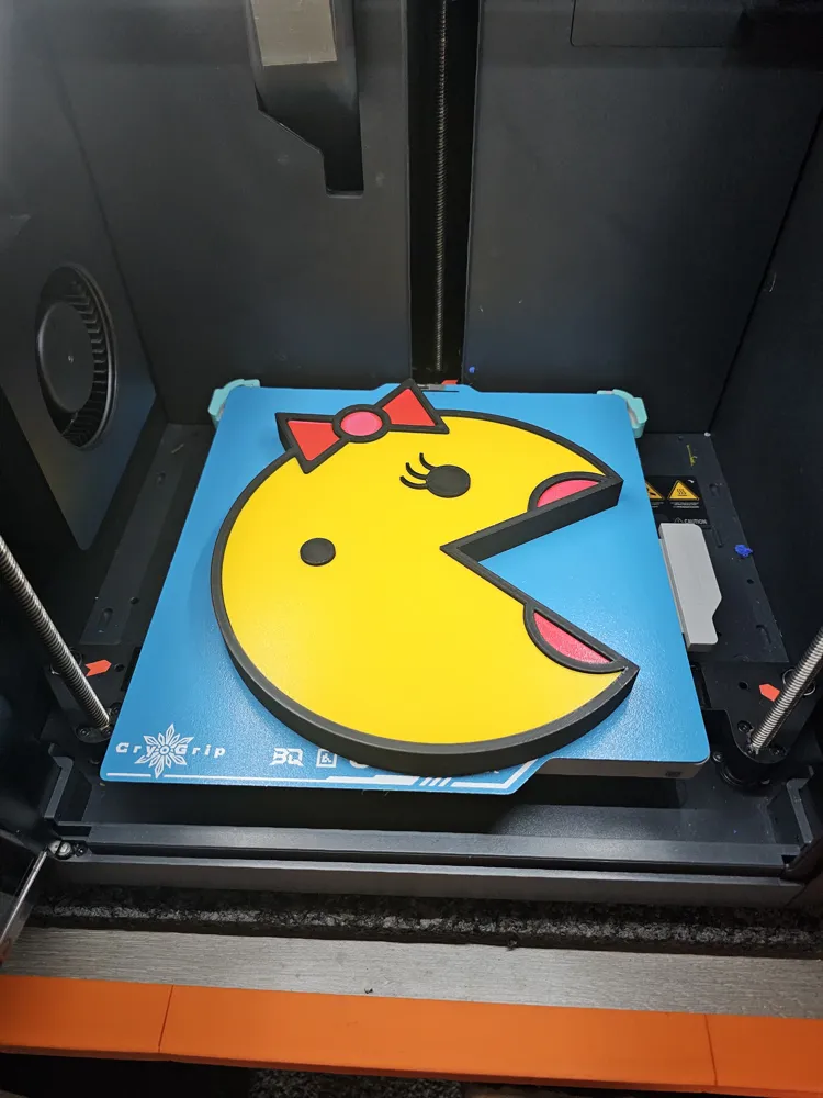 Wall Art - Ms. Pac-Man (NO AMS) by rashuge MakerWorld: Download Free 3D ...