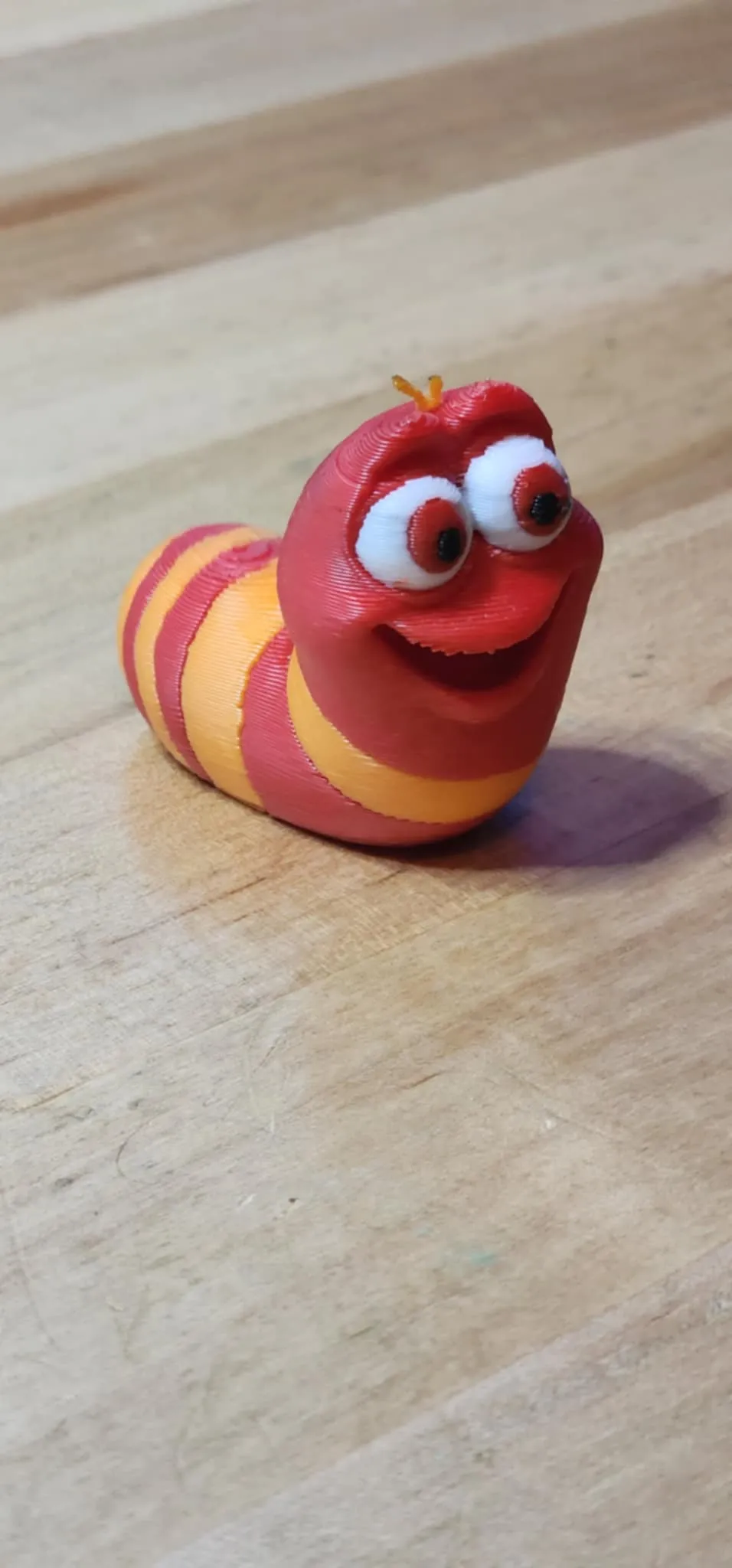 Kids / Adult Larva Cartoon Red Worm by Florida Features ...