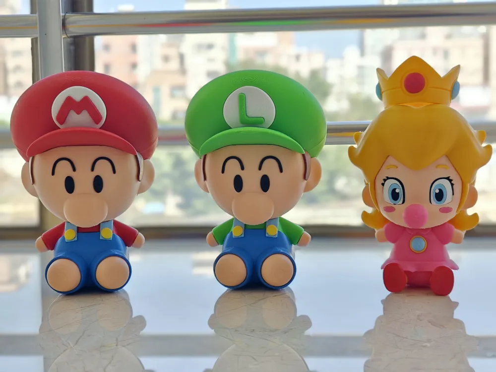baby princess peach (no ams) - Free 3D Print Model - MakerWorld