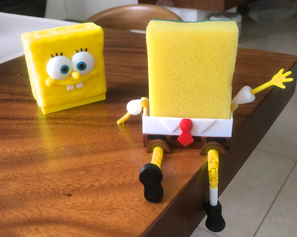 SpongeBob SquarePants Sponge Holder Remixed by 摩灯陈视 MakerWorld ...