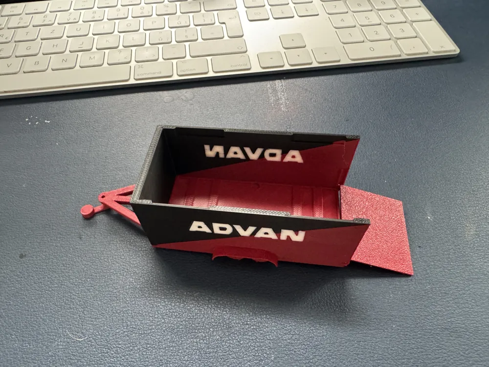 NEW Advan Trailer with door for cars 1/64 , 1:64 by Tomik_808 ...