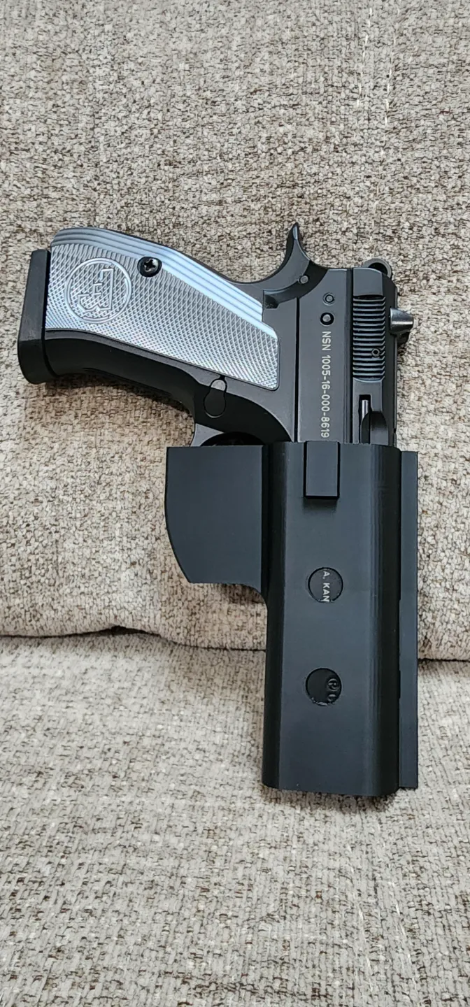 CZ P01 headboard holster by chillgsxr - MakerWorld
