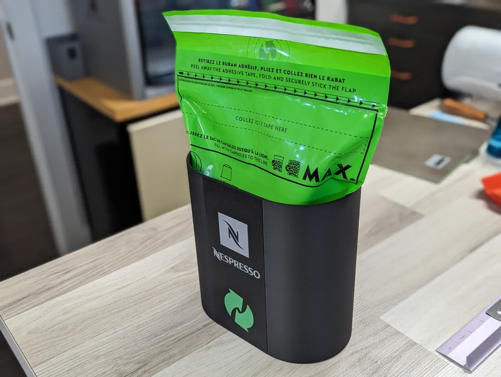 Nespresso Recycling Bag Holder by Marc Elbichon - MakerWorld