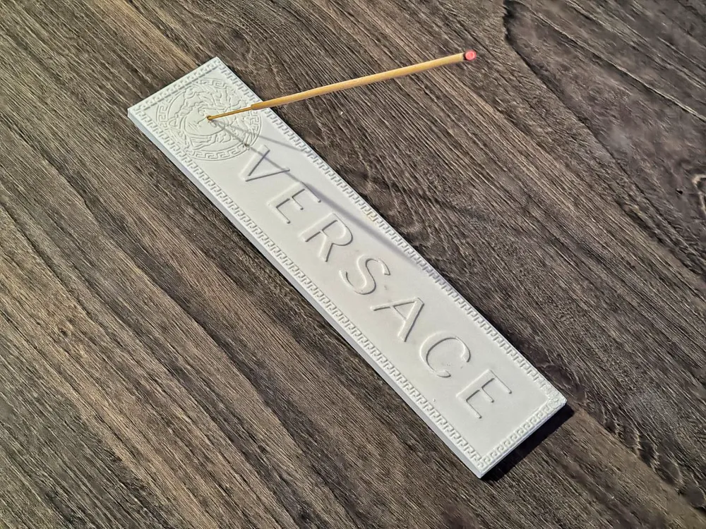 Incense Holder - Versace logo - Free 3D Print Model - MakerWorld