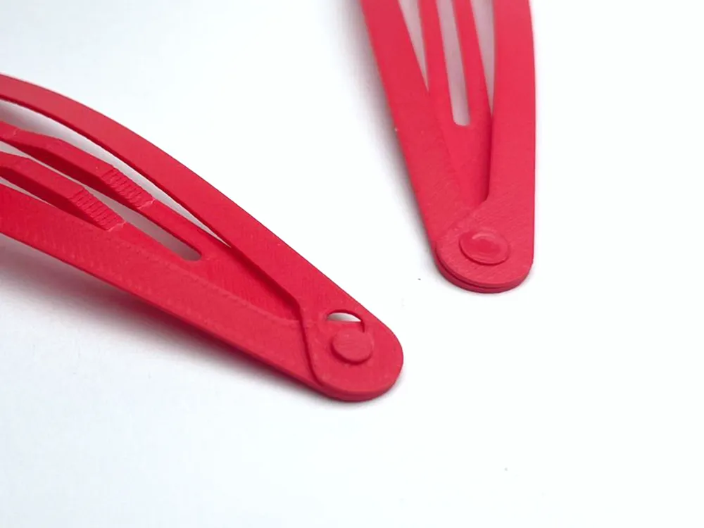 HAIRCLIP - SNAP HAIR CLIP -(Tested) - Free 3D Print Model - MakerWorld
