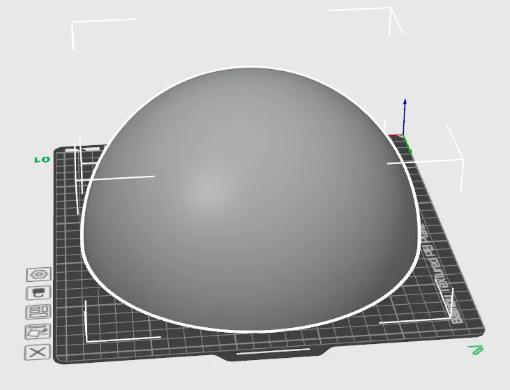 Hollow Half Sphere by user_2551845230 MakerWorld: Download Free 3D Models