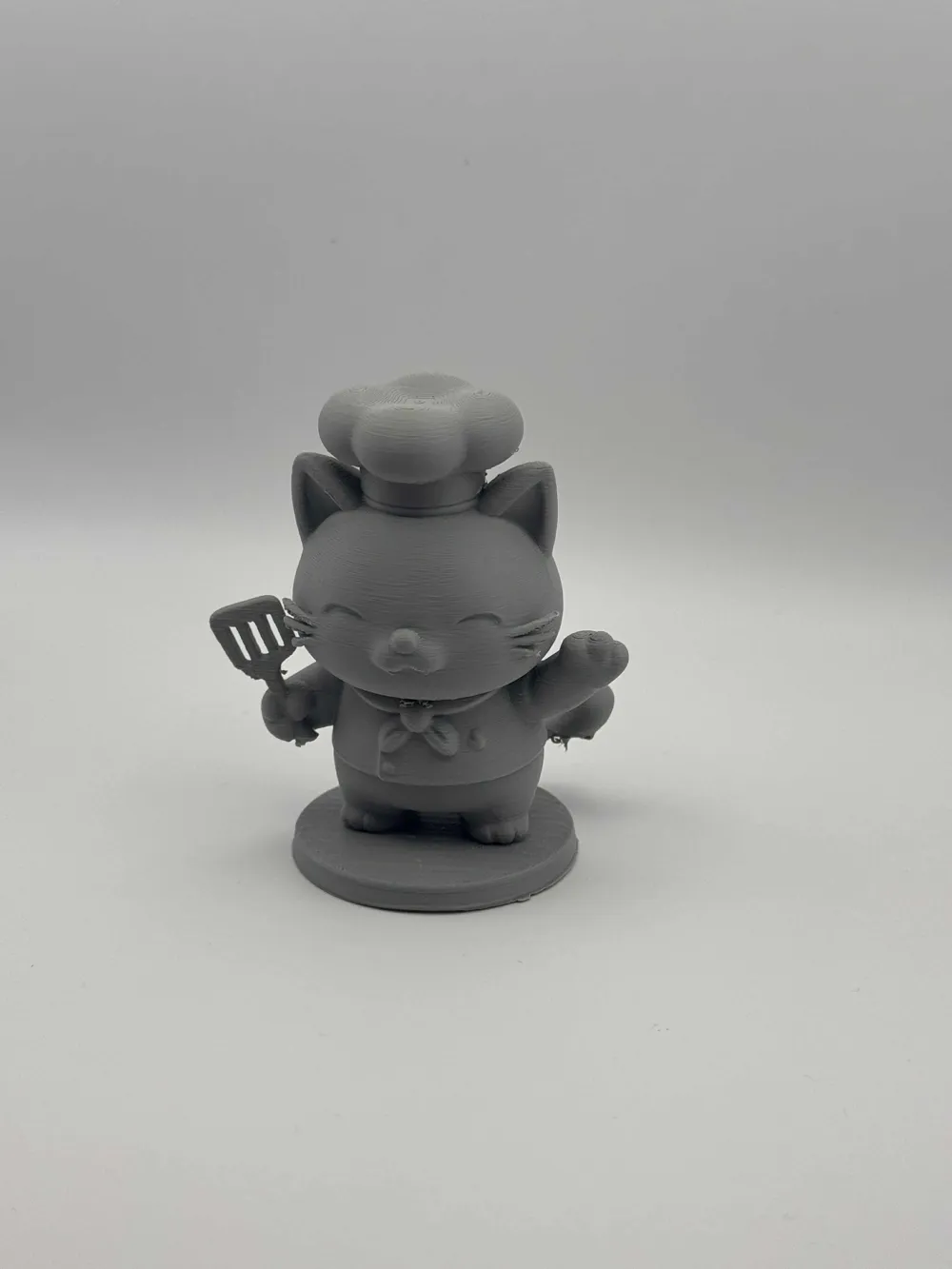 Chef Cat – Chibi Kitchen Master Figurine - Free 3D Print Model - MakerWorld