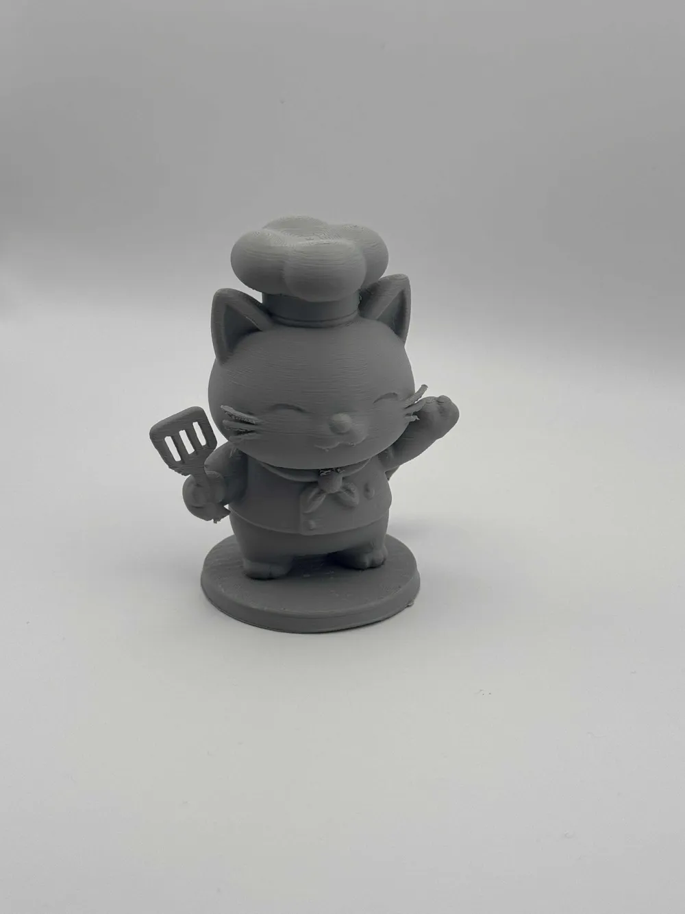 Chef Cat – Chibi Kitchen Master Figurine - Free 3D Print Model - MakerWorld