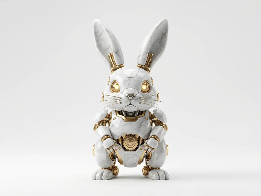 Mechanical rabbit by user_1439108583 MakerWorld: Download Free 3D Models