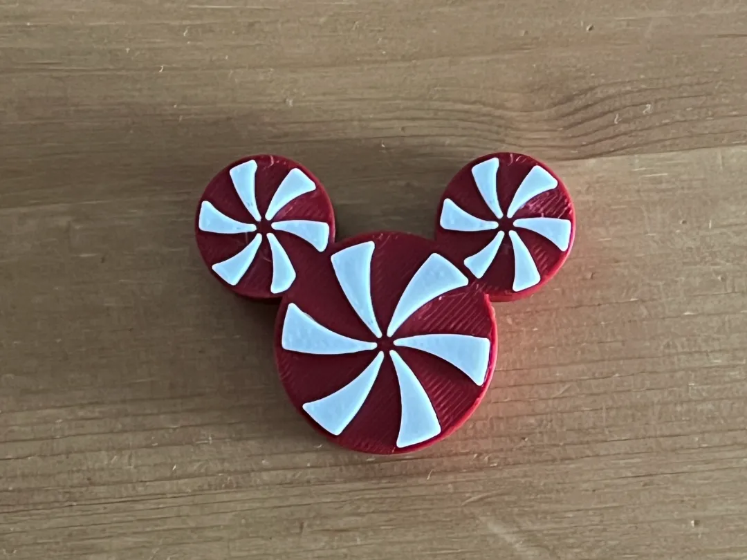 mickey mouse candy cane Stanley straw topper by Morganja MakerWorld ...