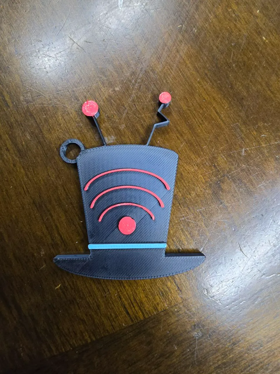 Vox Hazbin Hotel Hat Keychain - Free 3D Print Model - MakerWorld