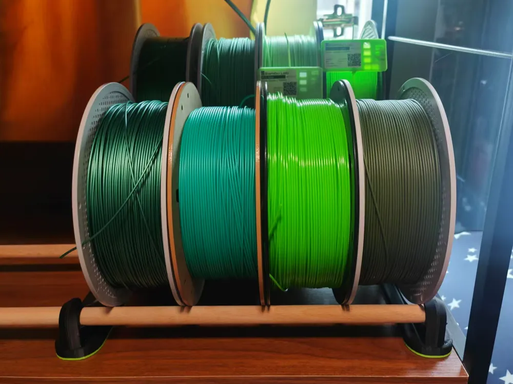 Dowel Filament Racks with Bases Remixed by hecticdialectic - MakerWorld