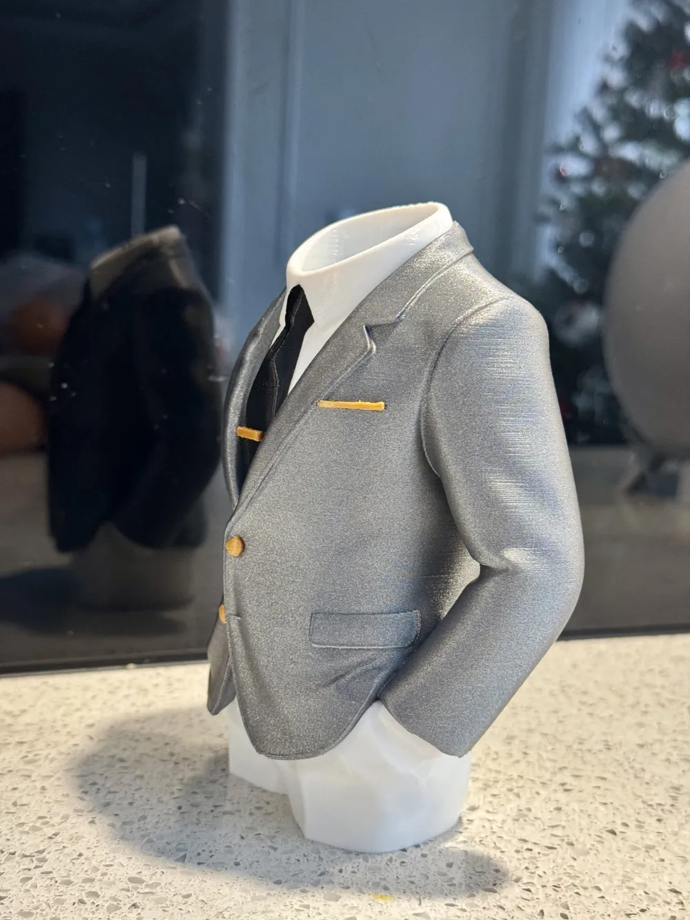 Gentleman Suit Pen Holder - Office Decor Organizer - Free 3D Print ...